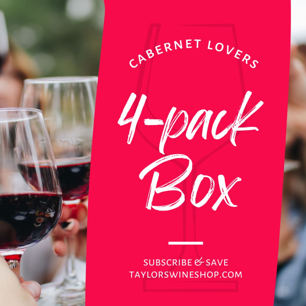 Monthly Subscription Cabernet Sauvignon Lovers Box - 4 Bottles – Taylor ...